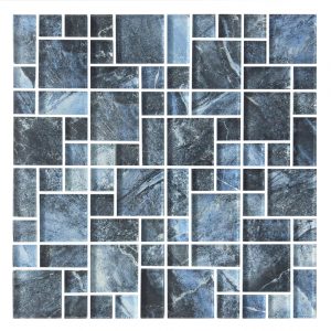 STORM BLUE MIX GLASS TILE - POOLS & SURFACES DISTRIBUTOR