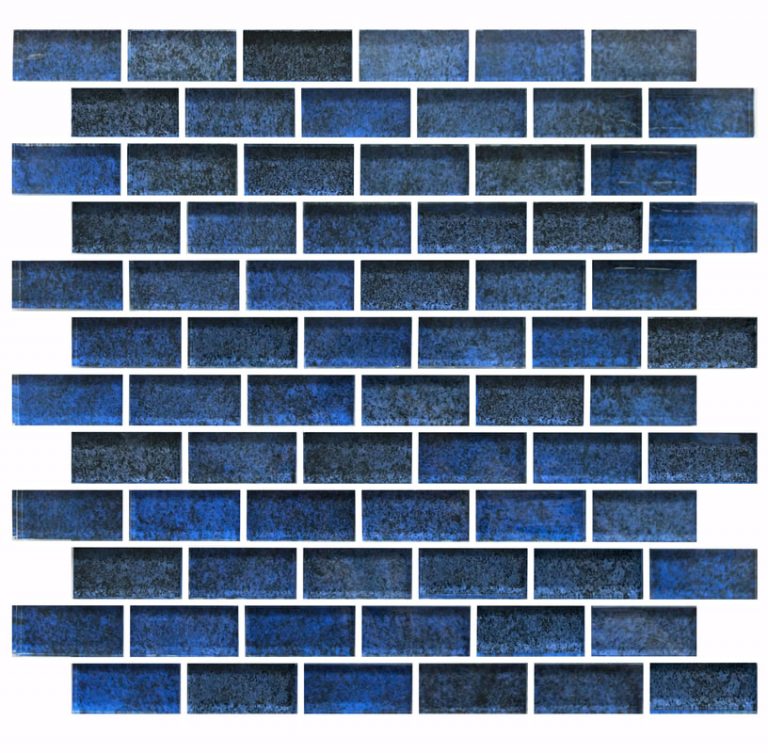 TREND BLUE 1X2 GLASS TILE - POOLS & SURFACES DISTRIBUTOR