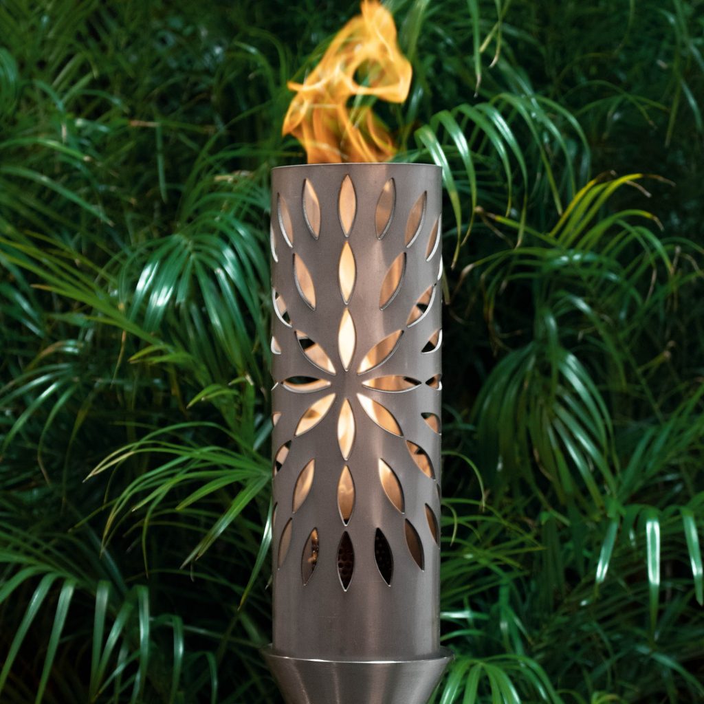 SUNSHINE FIRE TORCH STAINLESS STEEL - POOLS & SURFACES DISTRIBUTOR