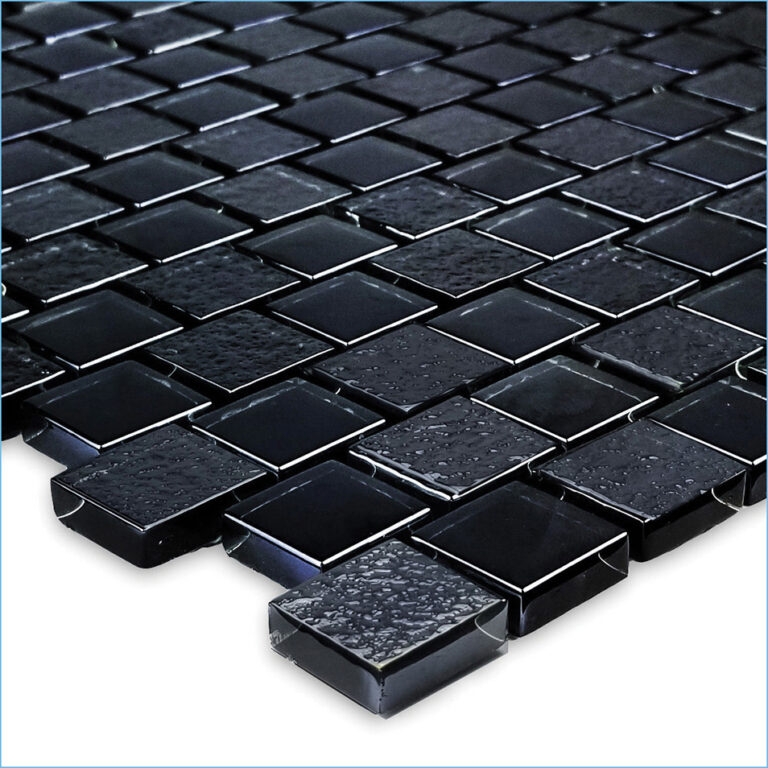 Glass Pool Tiles - Black - POOLS & SURFACES DISTRIBUTOR