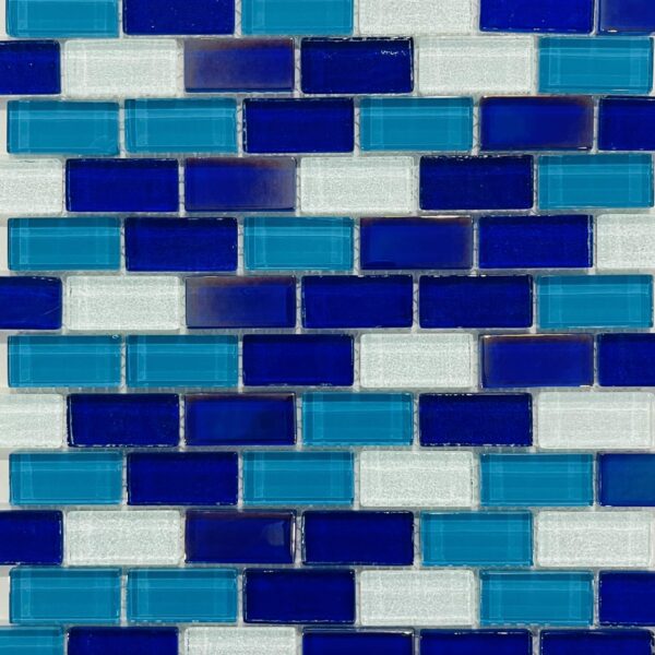 Glass Pool Tiles - 1x2 - POOLS & SURFACES DISTRIBUTOR