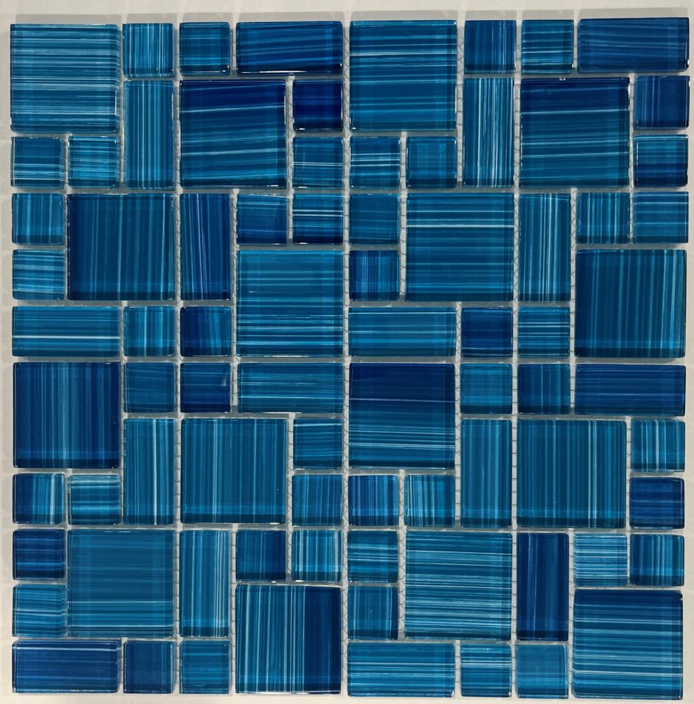 SANTORINI 1X2 GLASS TILE - POOLS & SURFACES DISTRIBUTOR