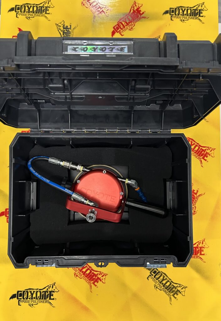 NEW RED COLOR !!! THE ORIGINAL COYOTE HYDROTORQUE POOL PLASTER POLISHER ...