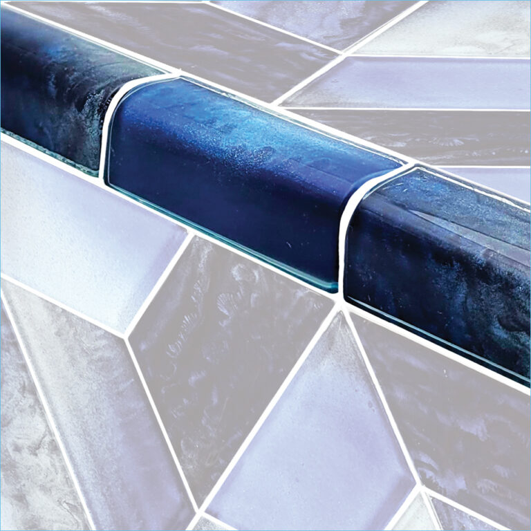 Glass Pool Tiles - Trim - POOLS & SURFACES DISTRIBUTOR