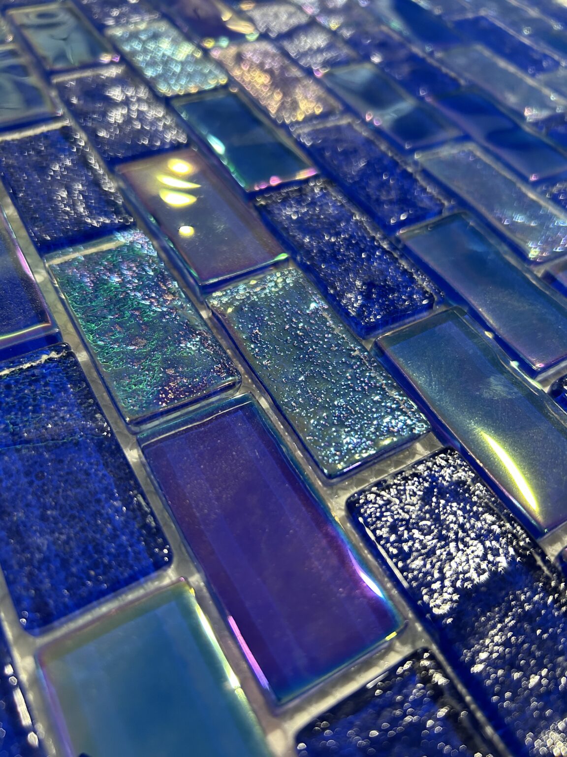 MERCURY BLUE 1X2 GLASS TILE - POOLS & SURFACES DISTRIBUTOR